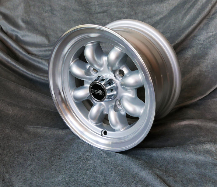 Maxilite Minilight 10x5" 4x101.6 PCD ET+12 Silver/D-Cut Alloy Wheel ...