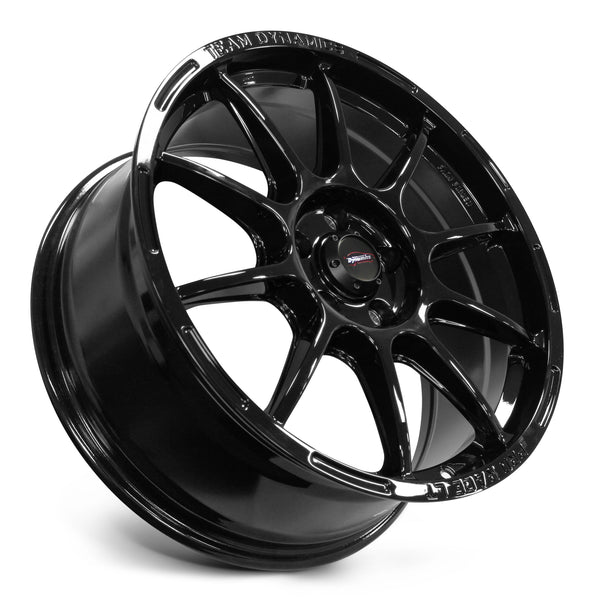 Team Dynamics Pro Race LT 15x7" 4x100 PCD ET+25 Black Alloy Wheel ...