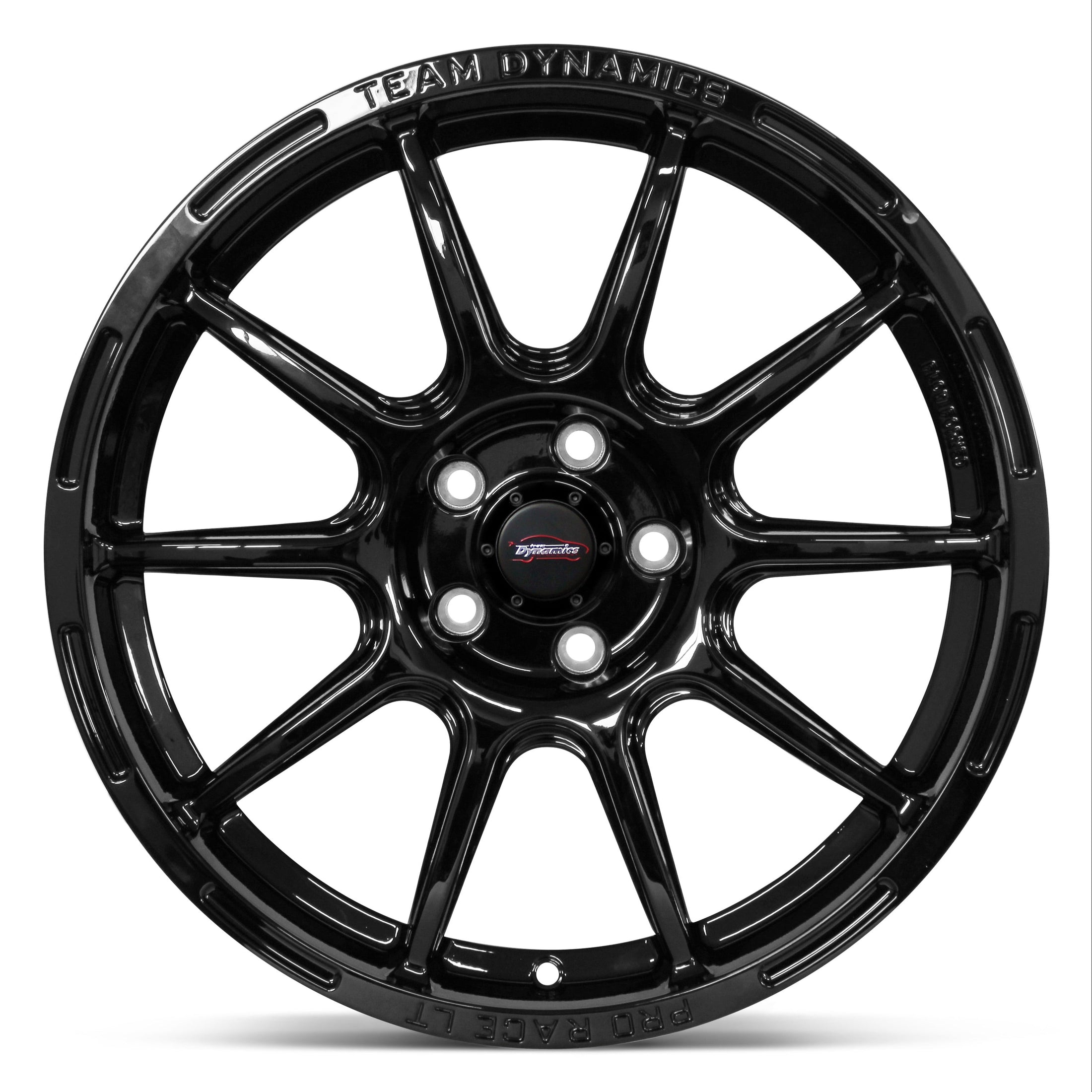Team Dynamics Pro Race LT 15x7" 4x100 PCD ET+25 Black Alloy Wheel ...