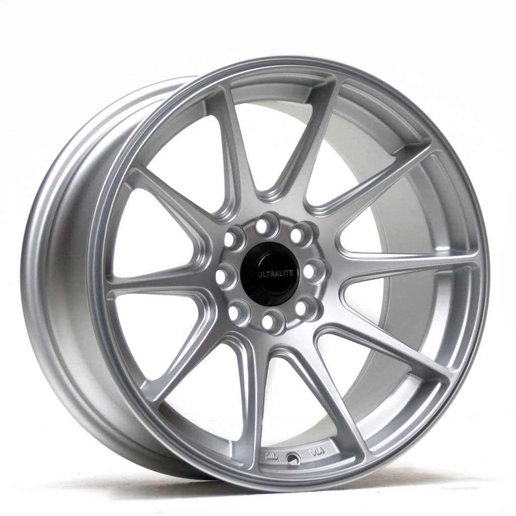 Ultralite UL11 16x8" 4x100 PCD+4x108 PCD ET+25 Matt Silver Alloy Wheel ...