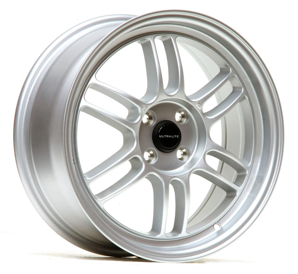 Ultralite F1 17x7.5" 4x108 PCD ET+42 Gloss Silver Alloy Wheel – Iconic ...