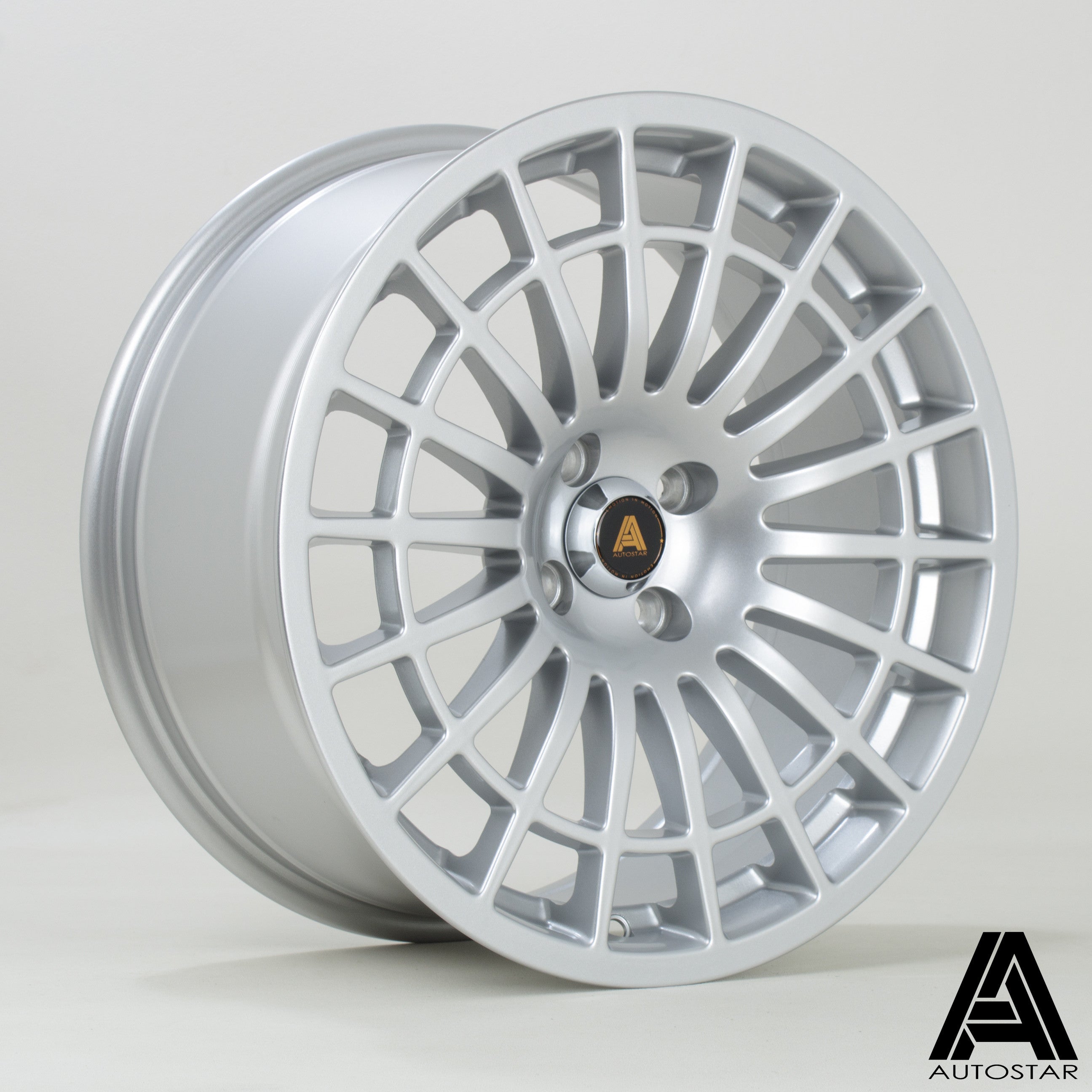 Autostar 500+ 17x8" 4x98 PCD ET+30 Gloss Silver Alloy Wheel – Iconic Alloys