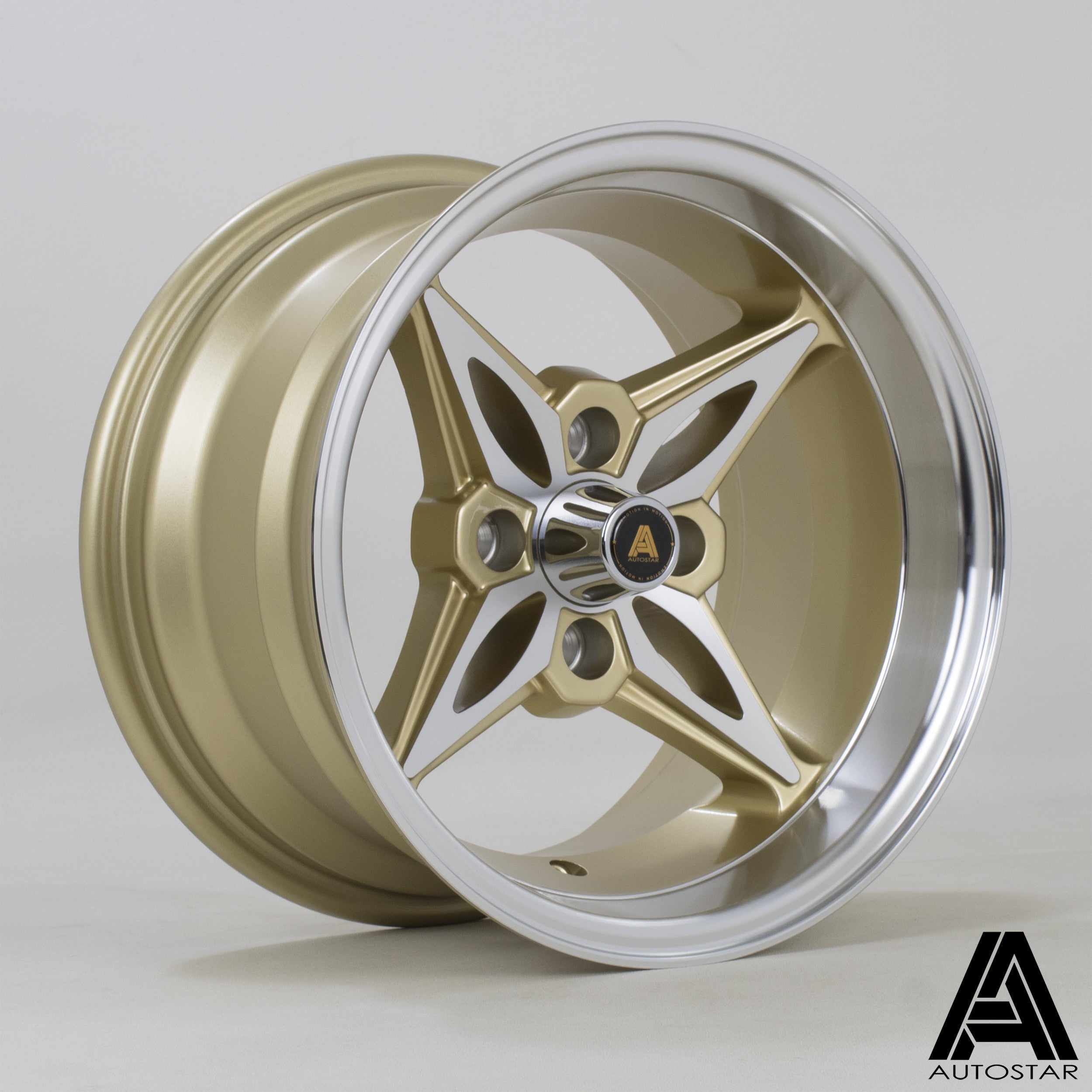 Autostar Kanji 14x8" 4x100 PCD ET-5 GOLD/DCUT Alloy Wheel – Iconic Alloys
